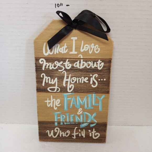 Accents | Home Family Friends Wall Plaque | Poshmark